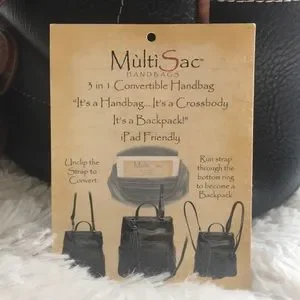Multisac | Bags | Multisac Major Convertible Backpack Handbag Shoulder ...